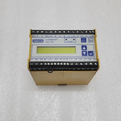 BENDER SERIE 260 IRDH 265222 AISOMETER B91068073 ISOLATIONSB