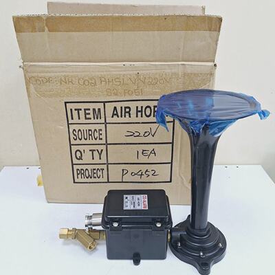 NK Co.Ltd C02 Alarm Air Horn AC 220V Black