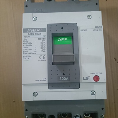 韩国LS原装正品断路器型号ABS403C300A的两个4-议价