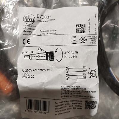 全新原装易福门线缆EVC001—议价