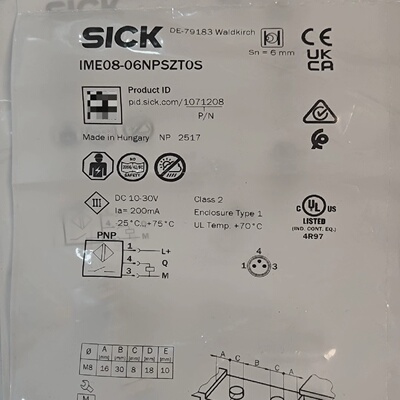 西克接近开关传感器IME0806NPSZT0S10712-议价
