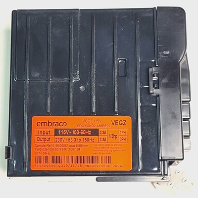 EDGY001D2A83RE02 Embraco Refrigerator Compressor Inverter Bo