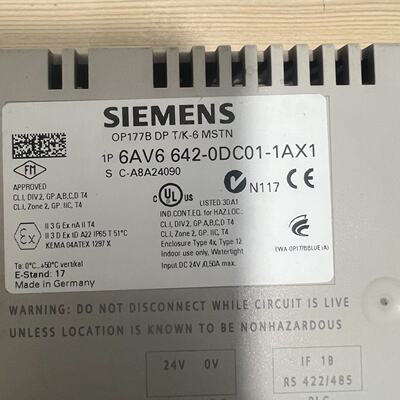 议价二手拆机西门子6AV66420DC011AX1成色如图