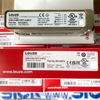 议价劳易测 LEUZE槽型感测器GSU12/G6X.3-M12 IGSU14E/1WT.3-M12