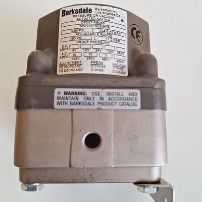 Barksdale DPD2TA80SS Pressure Or Vacuum Actuated Switch