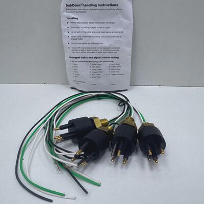 Menge 4 Teile Macartney Bulkhead Anschlsse 0820310x5 Subconn