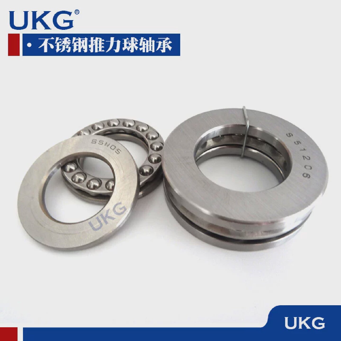 哈尔滨不锈钢推力球轴承SS51210内径50外径78厚度22mm