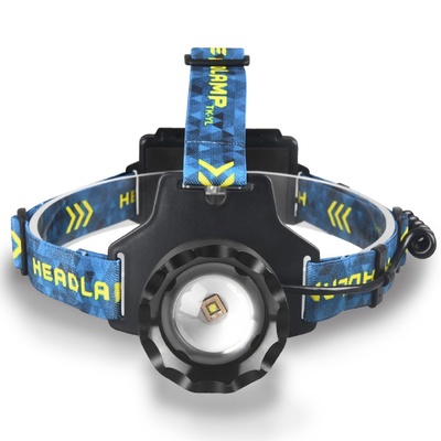 New Strong Light Headlight LongBeam Aluminum Alloy White Las