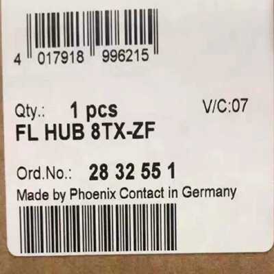 全新菲尼克斯以太网集线器FLHUB8TX-ZF，德国制造--议价商品