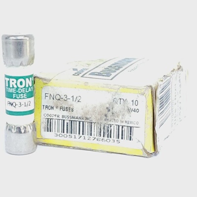 BOX OF 10 NEW COOPER BUSSMANN FNQ312 TRON FUSES CLASS MIDGET