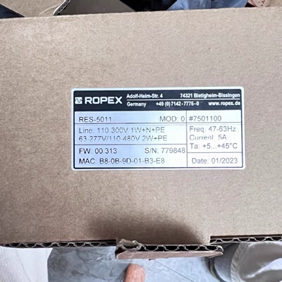 议价德国ROPEX诺派克热封控制器RES5011型号7501