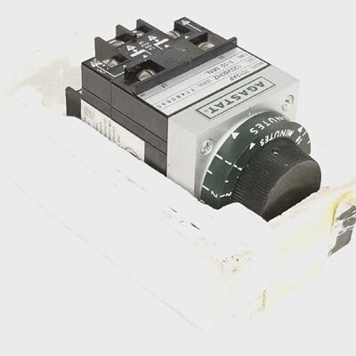 AGASTAT 7012AF TIMING RELAY 110 MIN. 120V60HZ W A3877 COIL 7