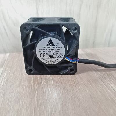 4PCS LOTDelta FFB0412UHN 12VDC0.81A 4WIRE SERVER AXIAL COOLI