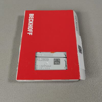Beckhoff KL2809KL 2809 NEW Original Packaging Seal Open