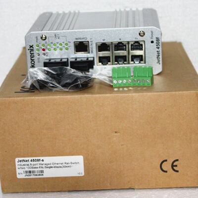 Korenix JetNet 4508fs Industrial Managed Ethernet Rail Switc