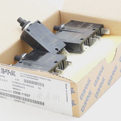 5x ETA 25700IG1P10DD20A 20A Thermischer Schutzschalter unuse