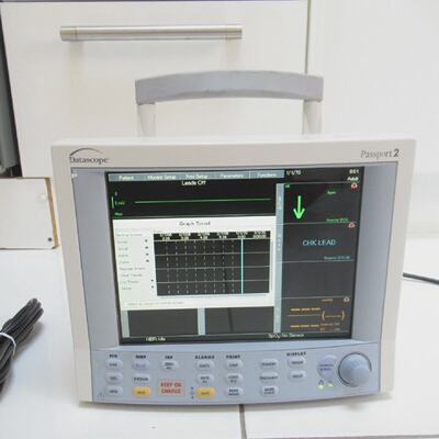 DATASCOPE PASSPORT 2 COLOUR SPO2 ECGEKG SPO2 MASIMOSET TEMP