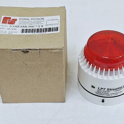 Federal Signal LP7 STREAMLINE  LP71830R Beacon 1830 VDC Red