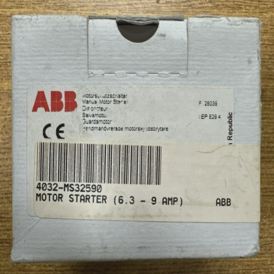 ABB4032-MS32590MS325-9.0MANUALMOTORSTARTER6.3-9.0A**N