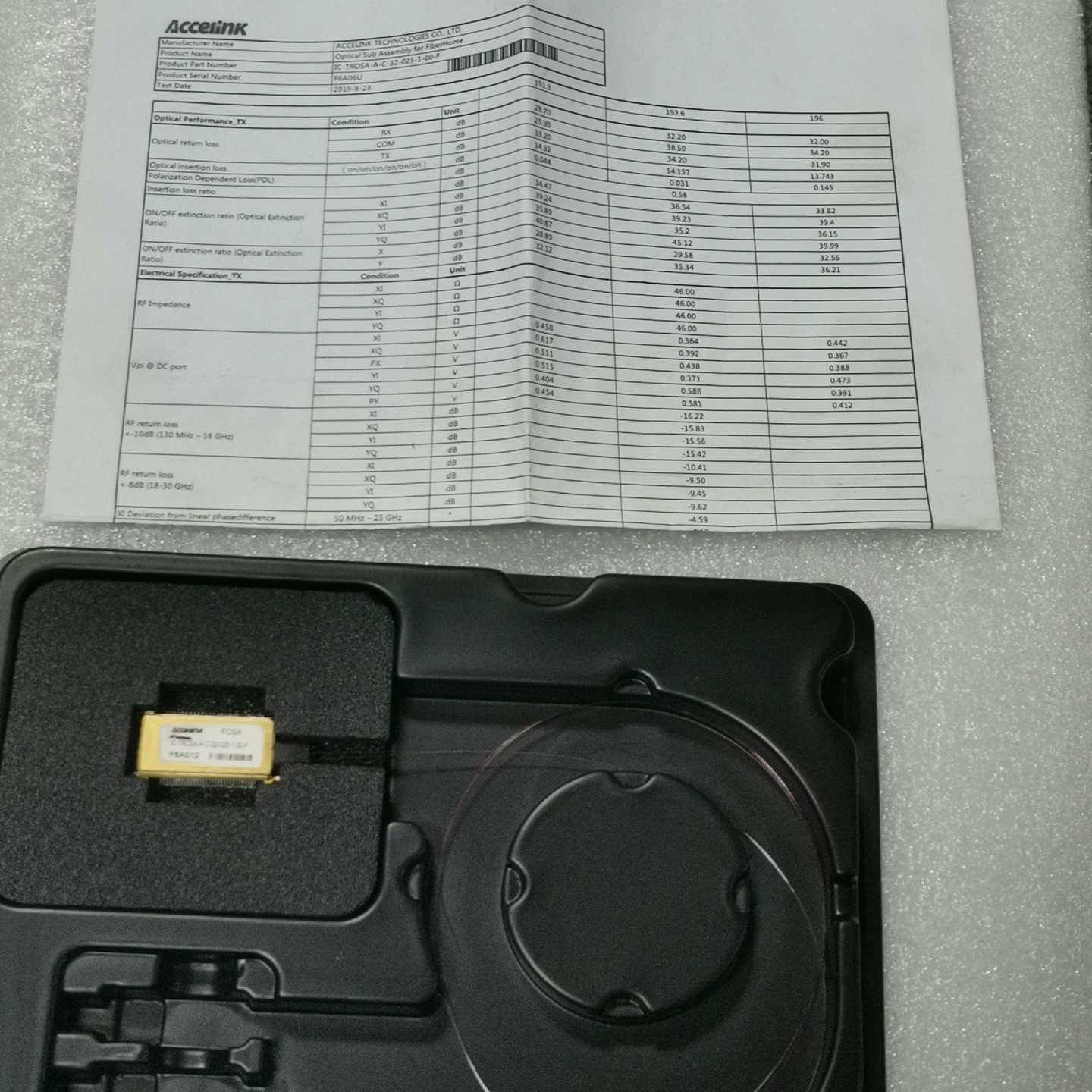 光电/激光器件讯特：1550nm，型号F6A012，光电器件