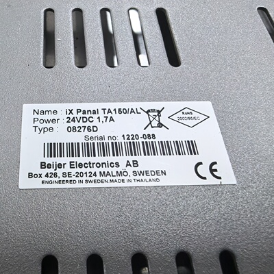 议价Beijer北尔人机界面IX Panal TA150/AL 原装现货08276D 议价