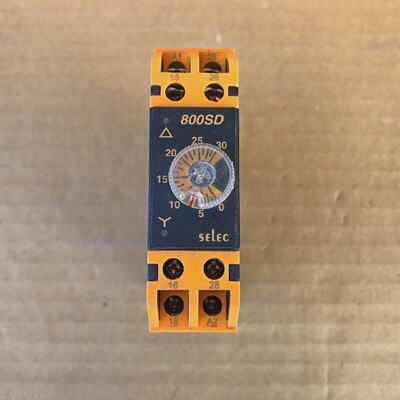 SELEC 800SD STAR DELTA ANALOG TIMER 800SD2230 0905