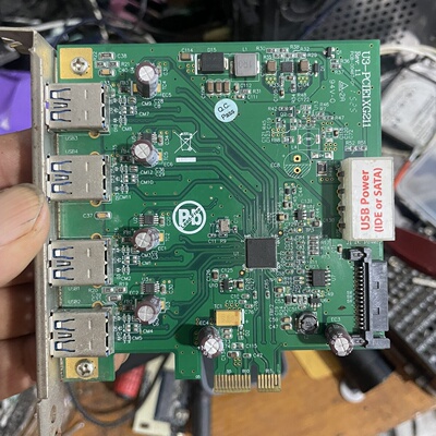 询价*台湾IOI四口USB3.0图像采集卡型号U3PCIE1X