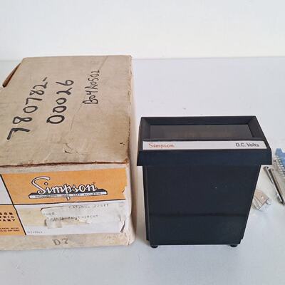 Simpson 285022977 Digital Panel Instrument D.C. Volts Range