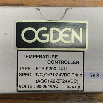 OGDEN ETR92001421 TEMPERATURE CONTROLLER 90264VAC *NEW IN BO