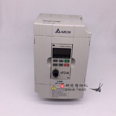 议价拆机台达电梯门机变频器VFD004M21BD台达0.4KW220v变频器