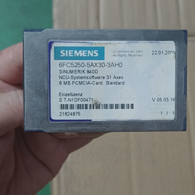 议价840D Ncu System Software Card Model 6Fc52505Ax适用