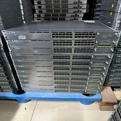 询价二手CISCOWS-C3750X-24T-S24口全千
