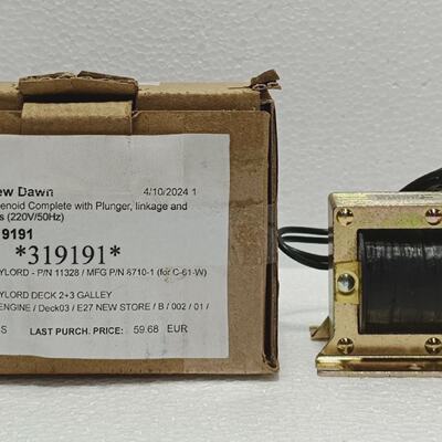 Gaylord 11328 Solenoid PG SD118A99P3 220V 50Hz Galley Plunge