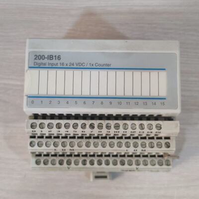 ABB S200IB16  S200TB3 DIGITAL INPUT 16 X 24VDC1X COUNTER.