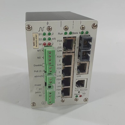 PQ2473 7Port Switch Nexans iSwitch 741 24 48V DC