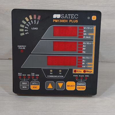 SATEC PM130EHPLUS MULTIFUNCTIONAL POWER METER 9VA 5060Hz W F