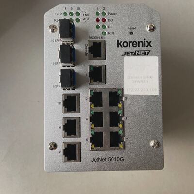 Jetnet 5010G Korenix Ethernet Switch 10 Anschlsse Industrie