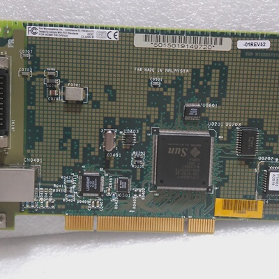 Used SUN  82643  PCI Card 100 BASETX 01Rev52 F19B5
