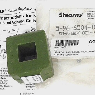 NEW STEARNS 596650405 ENCAP COIL 380460VAC 5060HZ 6554606016