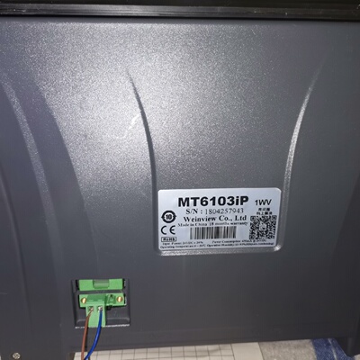 询价-威纶通触摸屏MT6103iP膜还在里面崭新