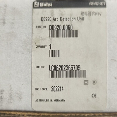 议价The New Litfu Relay D0920 Arc Detection Un适用