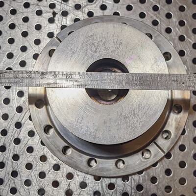 Mdc 6  Conflat Focalisable Lentille  Optique Viewport Uhv As