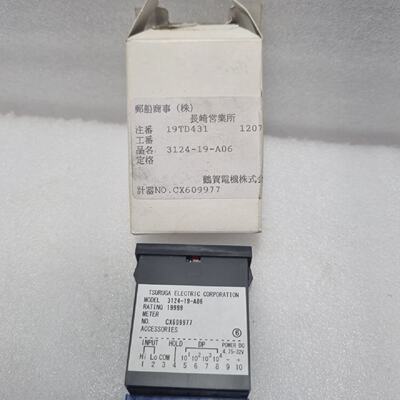 Tsuruga Electric Corporation 312419A06 Analog Relay Meter Ra