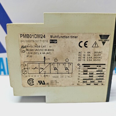 Carlo Gavazzi PMB01DM24 Minuteur Multifonction 01S 10 HR