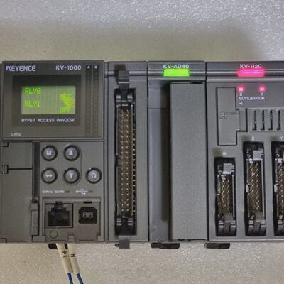 USED KEYENCE KV1000 CPU  KVAD40  KVH20 MODULE