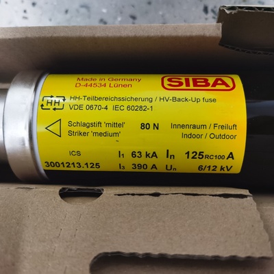 SIBA高压熔断器3001213.125议价