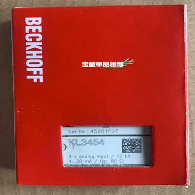 倍福模块EL3454 包装齐全原装正品-议价