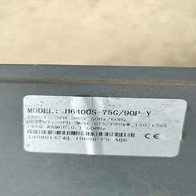 议价众辰H6400S一75G90P一4变频器配件
