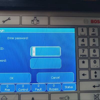 Bosch FMR5000C Fire Alarm Display Module  Tried  Tested