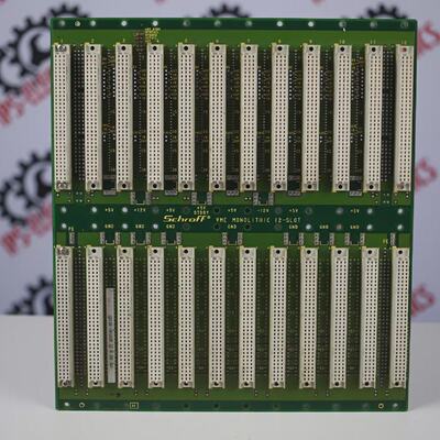 SCHROFF VME MONOLITHIC 12SLOT 23091017 BOARD   6 months warr